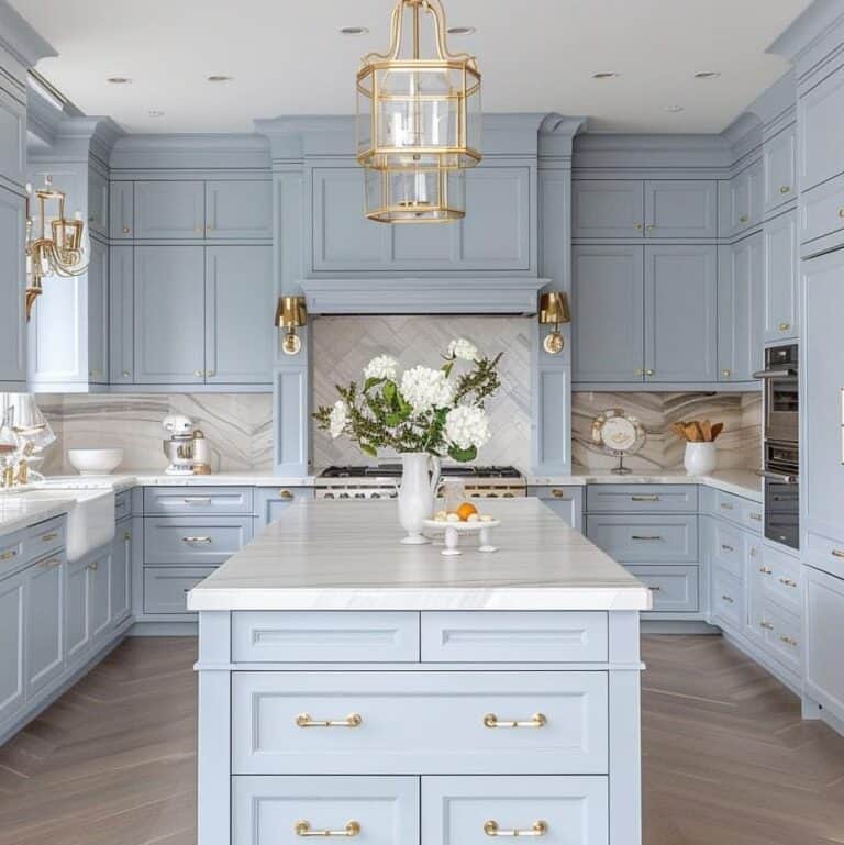 15 Blue Kitchen Cabinets That Display Elegance And Good Taste – DecoFond
