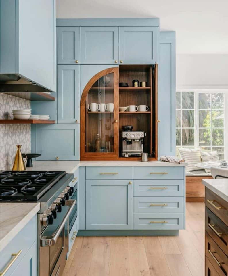 15 Blue Kitchen Cabinets That Display Elegance And Good Taste – DecoFond