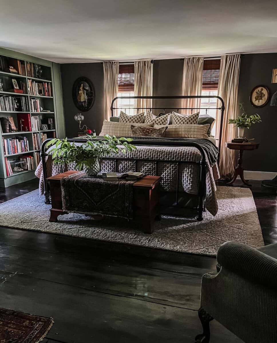 Bookish Charm: 15 Dark Academia Style Ideas For Your Bedroom – DecoFond
