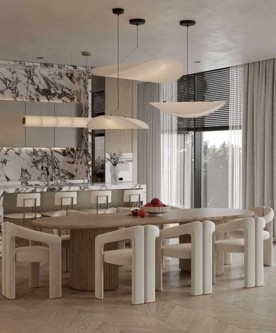 15 Modern Dining Tables for a Standout Dining Room – DecoFond