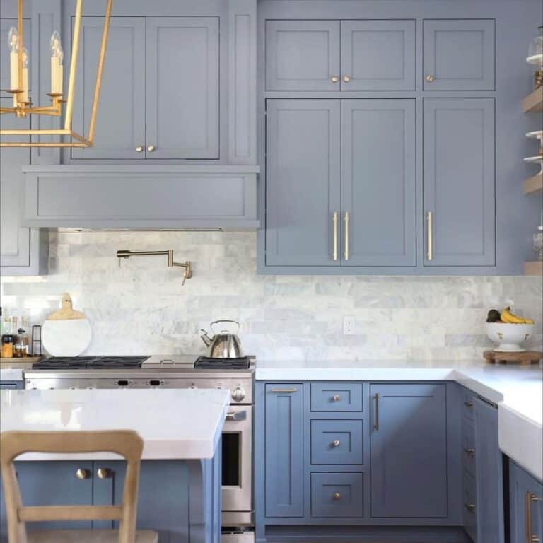 15 Blue Kitchen Cabinets That Display Elegance And Good Taste – DecoFond