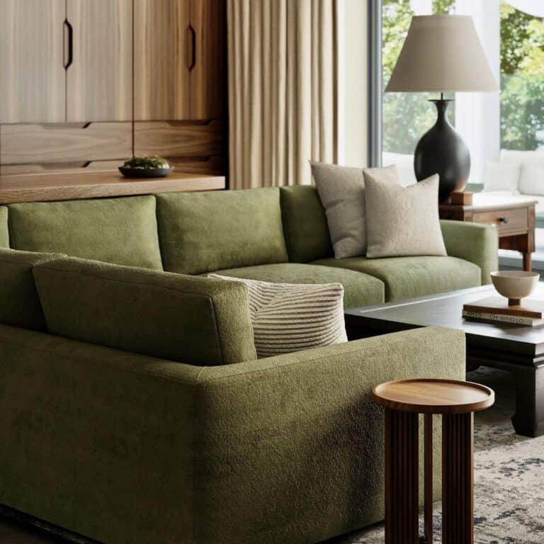 From Drab to Fab: How to Make Your Green Color Sofa Pop – DecoFond
