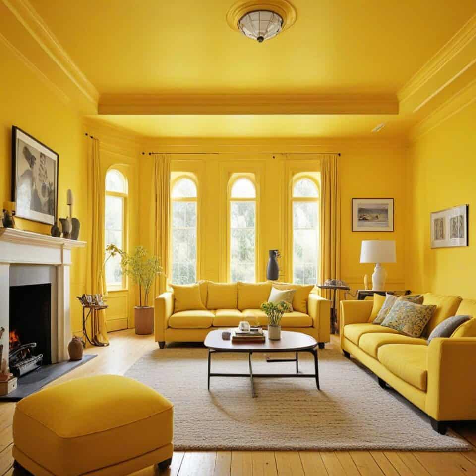 Yellow Living Room Ideas To Brighten Up Your Home – DecoFond