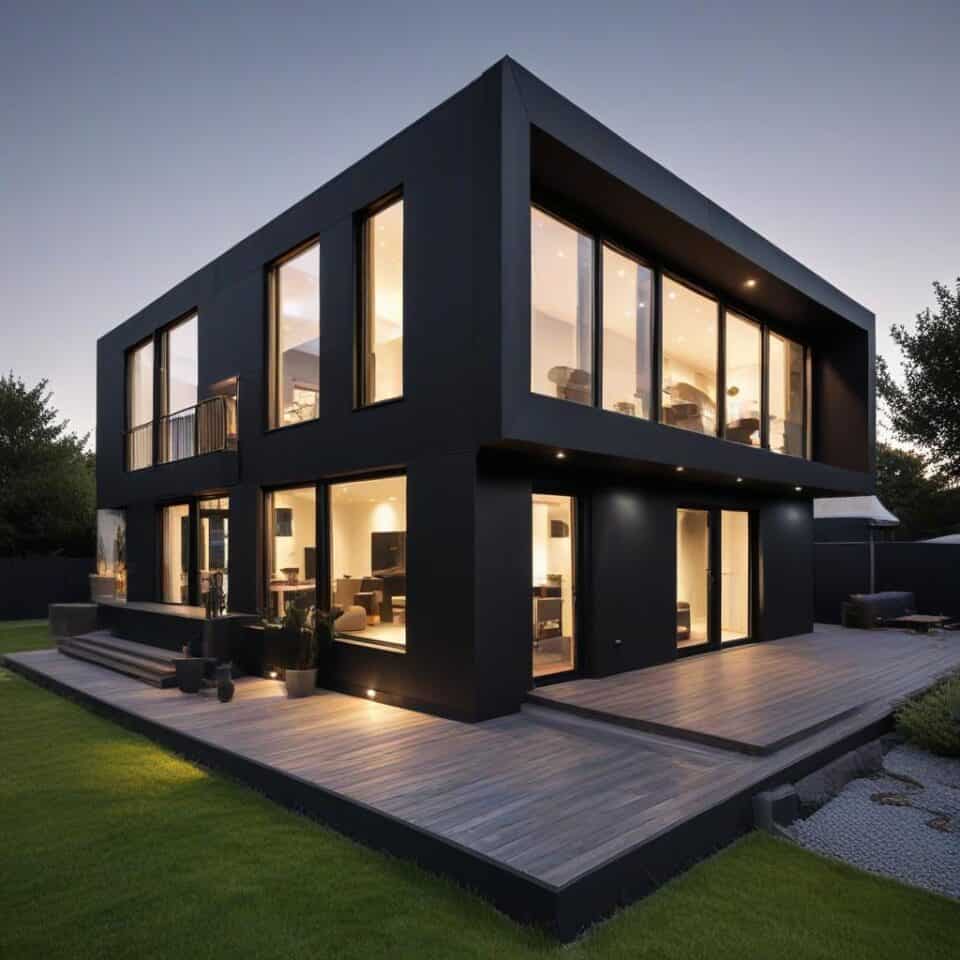 The Best Ideas For Black Houses – Darkness Is In Style – DecoFond