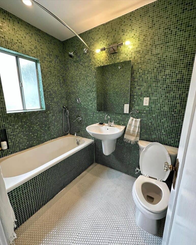 Green Bathroom Ideas – A Calming Area Of Privacy – DecoFond