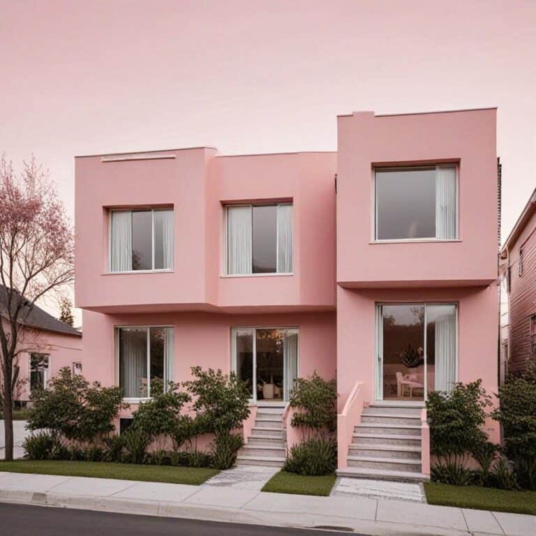 20 Ideas For Pink Houses – Pretty In Pink – DecoFond