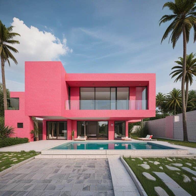 20 Ideas For Pink Houses – Pretty In Pink – DecoFond