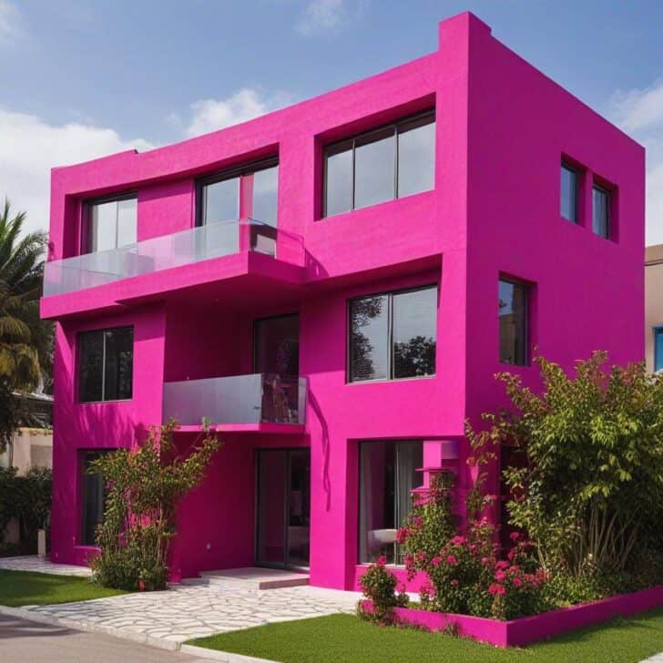20 Ideas For Pink Houses – Pretty In Pink – DecoFond