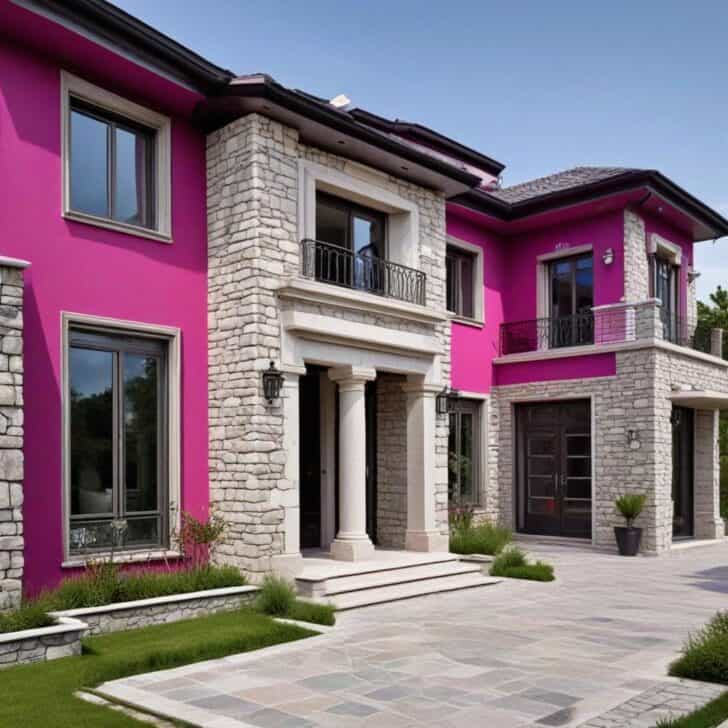 20 Ideas For Pink Houses – Pretty In Pink – DecoFond