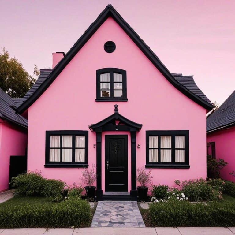 20 Ideas For Pink Houses – Pretty In Pink – DecoFond