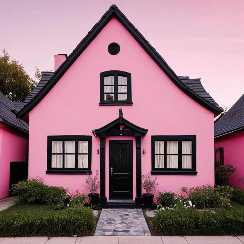 20 Ideas For Pink Houses – Pretty In Pink – DecoFond