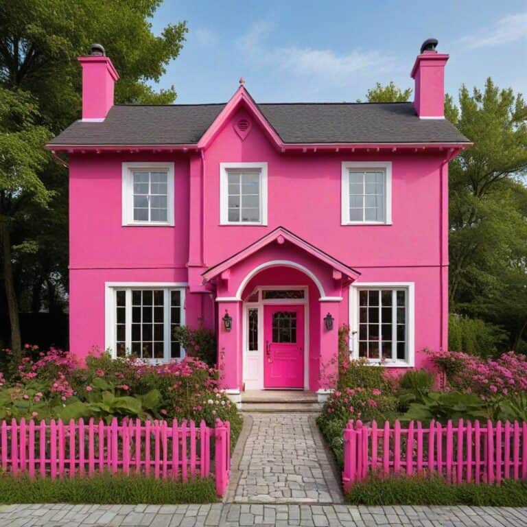 20 Ideas For Pink Houses – Pretty In Pink – DecoFond