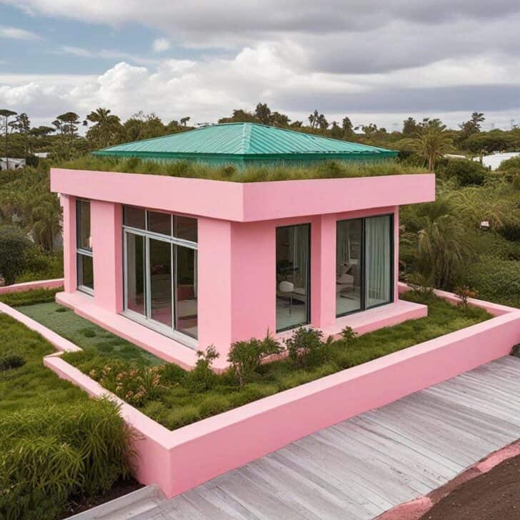 20 Ideas For Pink Houses – Pretty In Pink – DecoFond
