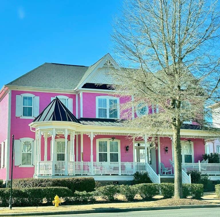 20 Ideas For Pink Houses – Pretty In Pink – DecoFond