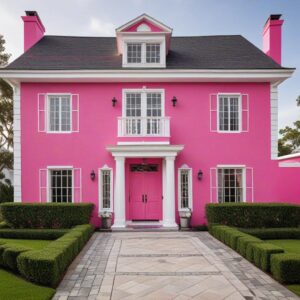 20 Ideas For Pink Houses – Pretty In Pink – DecoFond