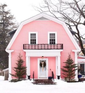 20 Ideas For Pink Houses – Pretty In Pink – DecoFond