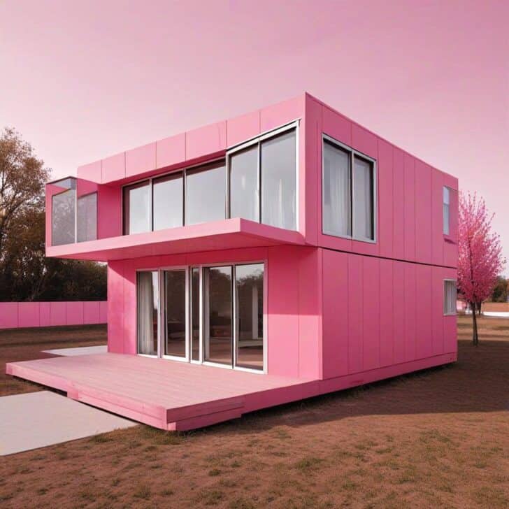 20 Ideas For Pink Houses – Pretty In Pink – DecoFond