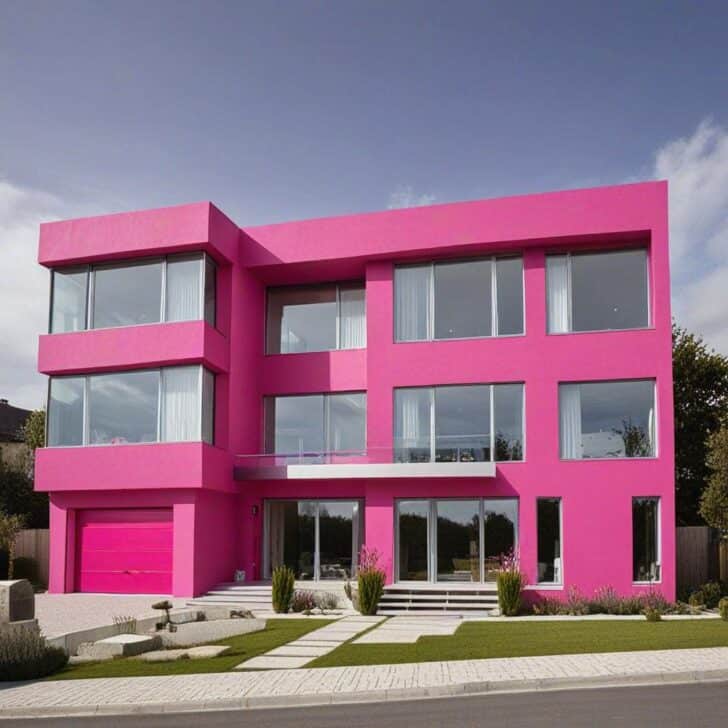 20 Ideas For Pink Houses – Pretty In Pink – DecoFond