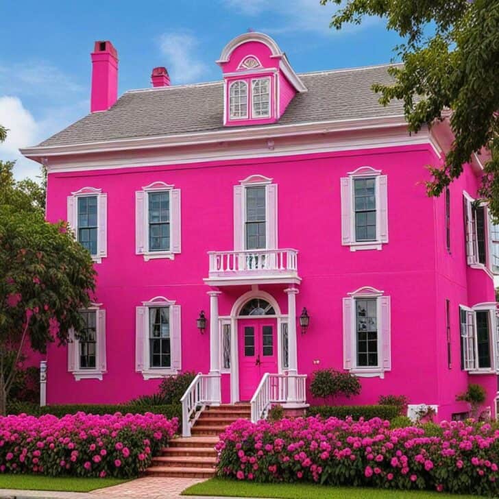 20 Ideas For Pink Houses – Pretty In Pink – DecoFond