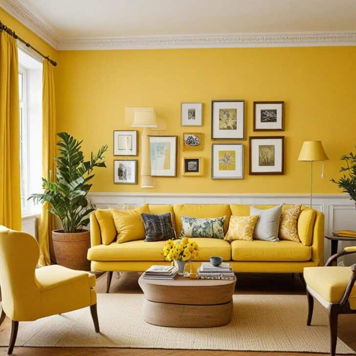 Yellow Living Room Ideas To Brighten Up Your Home – DecoFond