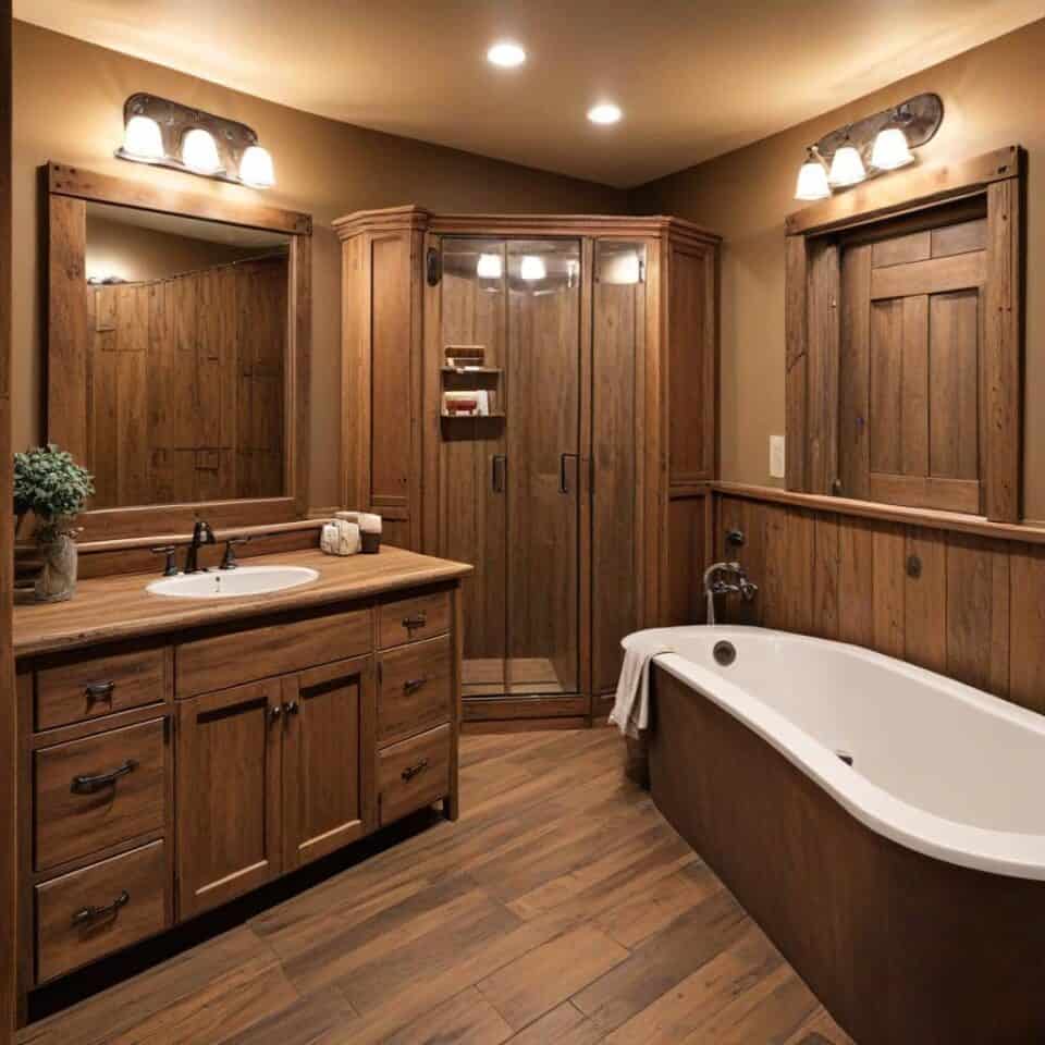 Tired of Cold, Sterile Bathrooms? How Brown Can Add Warmth and Style to ...