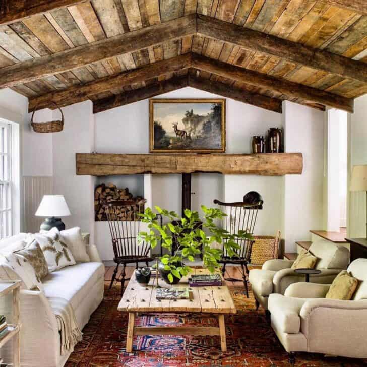 Transform Your Space with 40 Rustic Living Room Ideas! – DecoFond