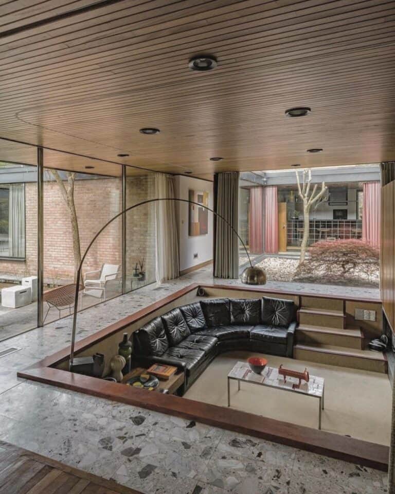 Top 15 Sunken Living Room Ideas: Creating Depth and Dimension in Your ...