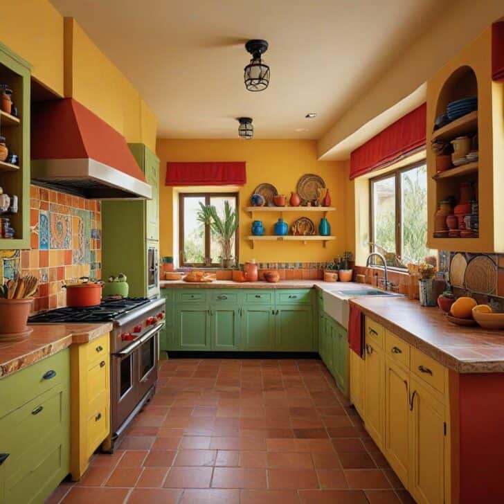20 Colorful Kitchens – The Culinary Vibrancy – DecoFond