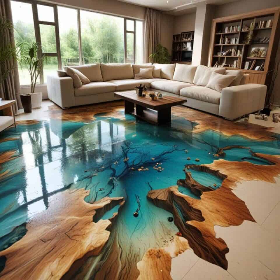 22 Epoxy Flooring Ideas – Slick & Sleek Floor – DecoFond