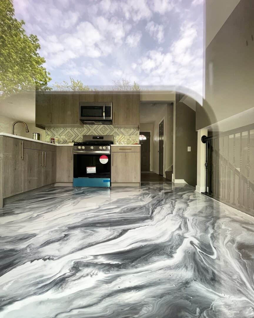 22 Epoxy Flooring Ideas – Slick & Sleek Floor – DecoFond