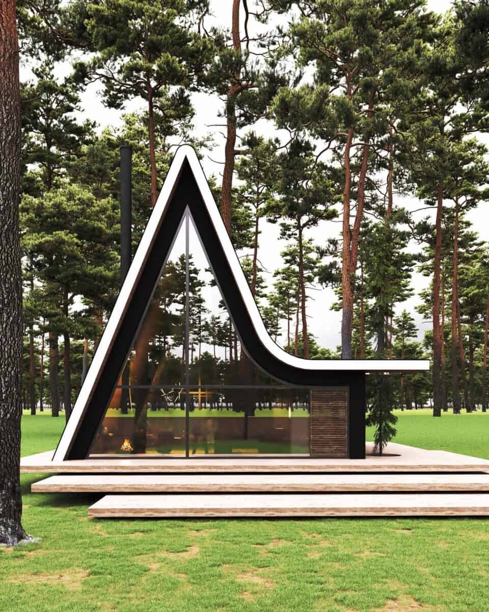 18 Modern Cabins – Majestic Sleek Retreats – DecoFond