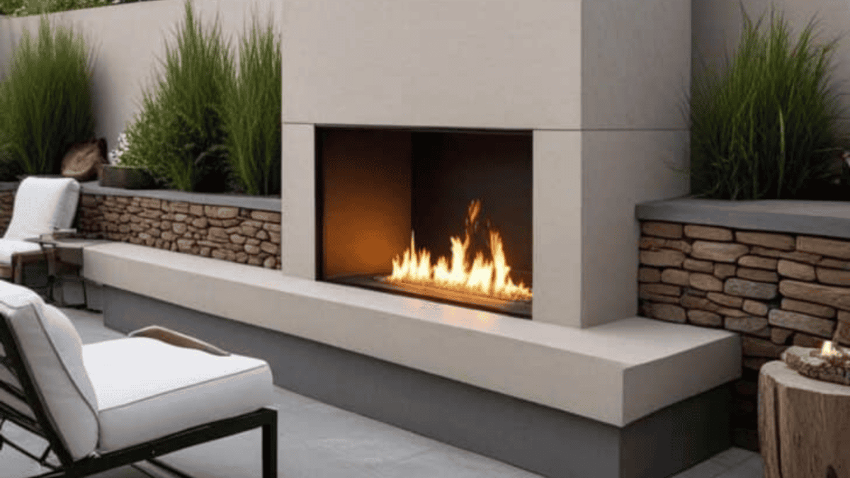 20 Modern Outdoor Fireplaces – Flaming Gardens – DecoFond