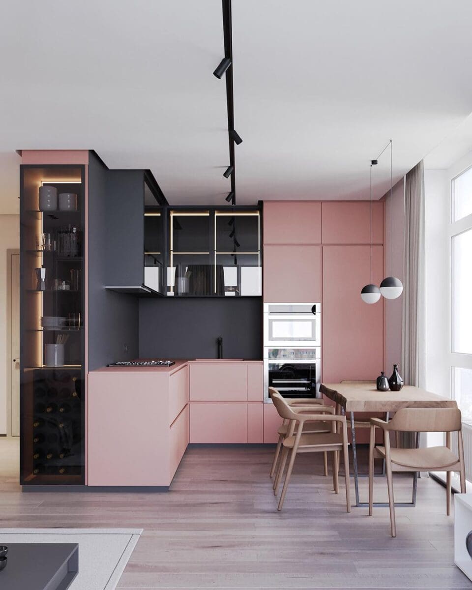 Who Knew Pink Could Make Your Kitchen Look This Gorgeous? – DecoFond