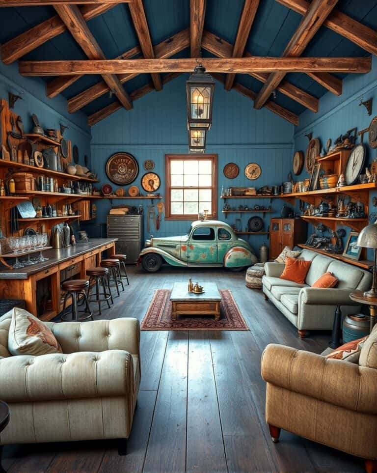 18 Stunning Blue Garage Ideas to Inspire You – DecoFond