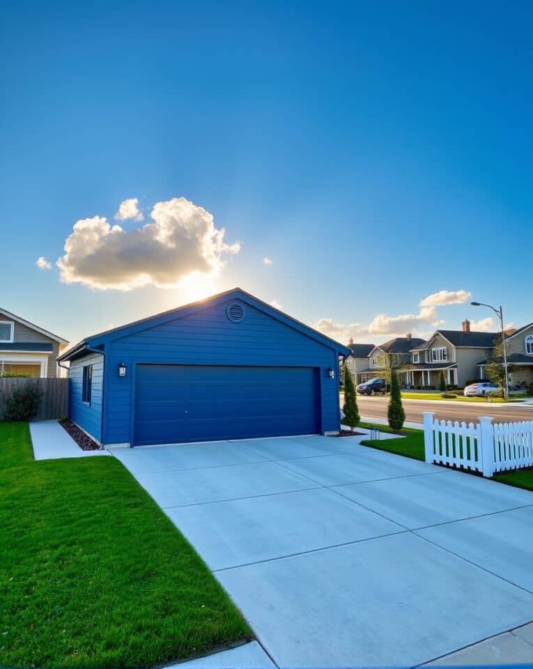 18 Stunning Blue Garage Ideas to Inspire You – DecoFond