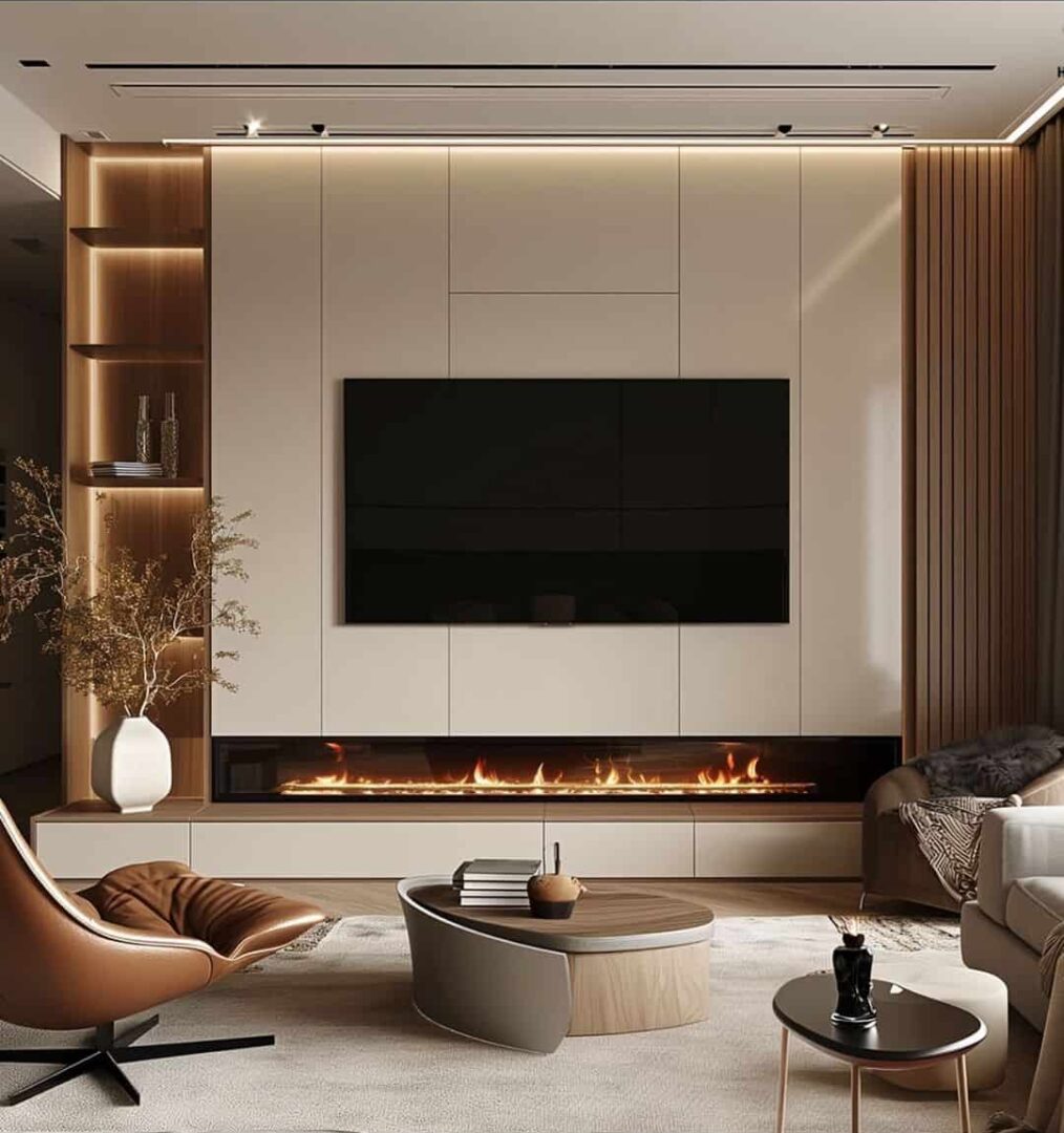 Designing the Ultimate TV Wall: 20 Ideas for a Sleek Space – DecoFond