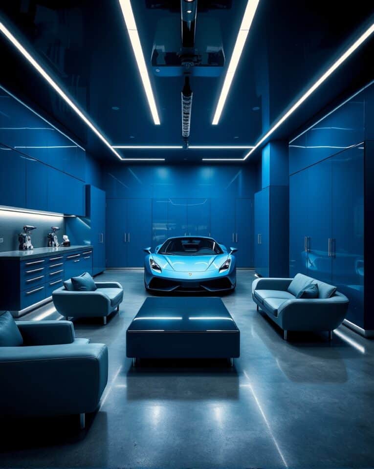 18 Stunning Blue Garage Ideas to Inspire You – DecoFond