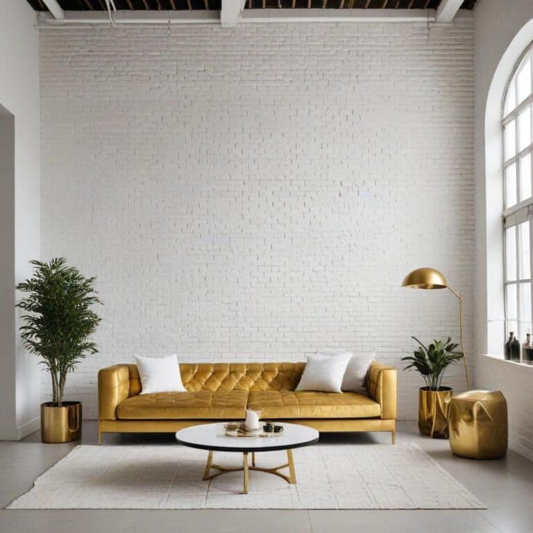 20 White And Gold Living Rooms – Glowing Luxury – DecoFond