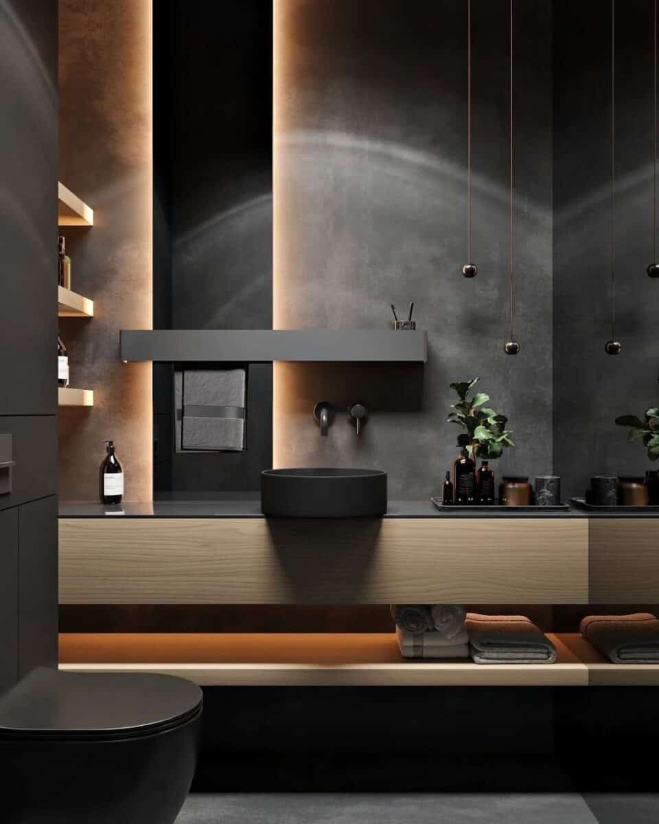 Mirror, Mirror on the Wall: 21 Modern Bathroom Vanity Ideas – DecoFond