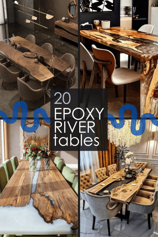 20 Epoxy River Tables That Take Woodworking to an Artistic Level ...