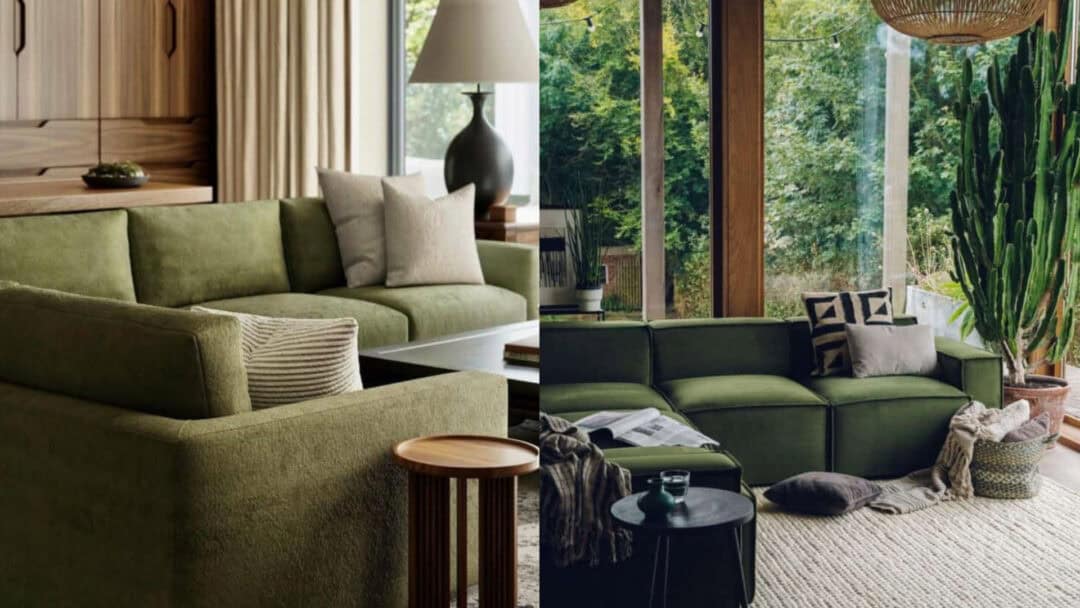 From Drab to Fab: How to Make Your Green Color Sofa Pop – DecoFond