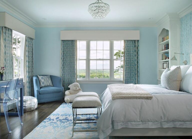 22 Light Blue Bedrooms – The Color Calmness & Serenity – DecoFond