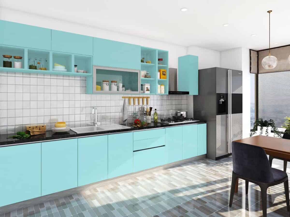 20 Light Blue Kitchens – The Magic Of Light Blue Comfort – DecoFond