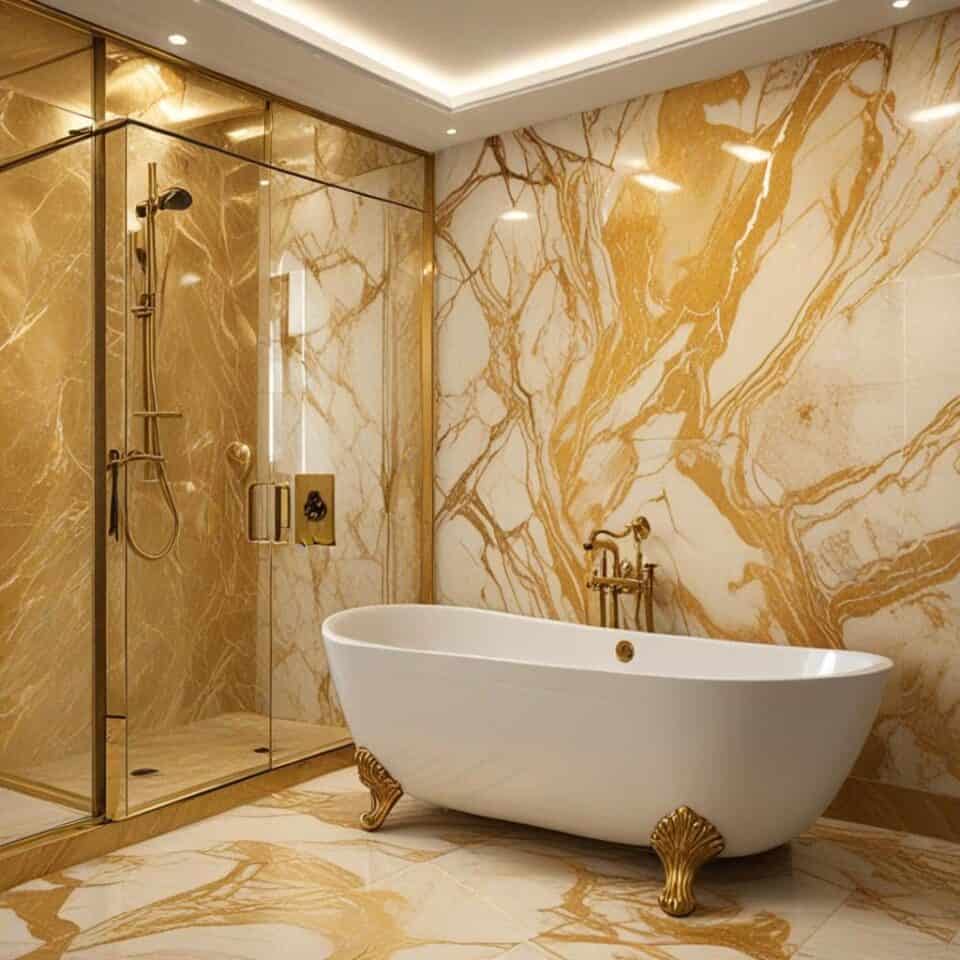 19 Marble Bathroom Tiles Styles: The Power of Enduring Elegance – DecoFond