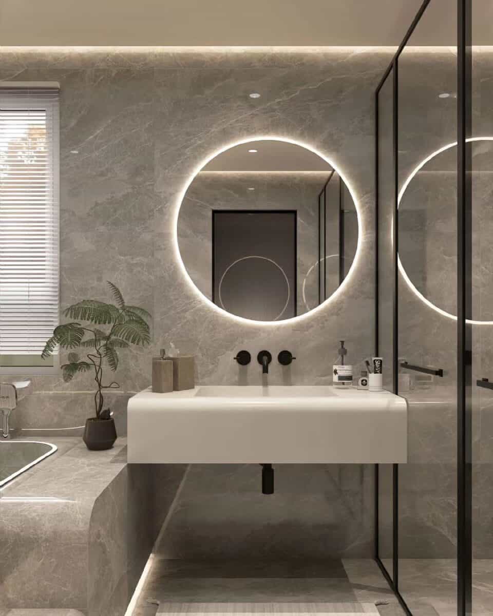 Mirror, Mirror on the Wall: 21 Modern Bathroom Vanity Ideas – DecoFond