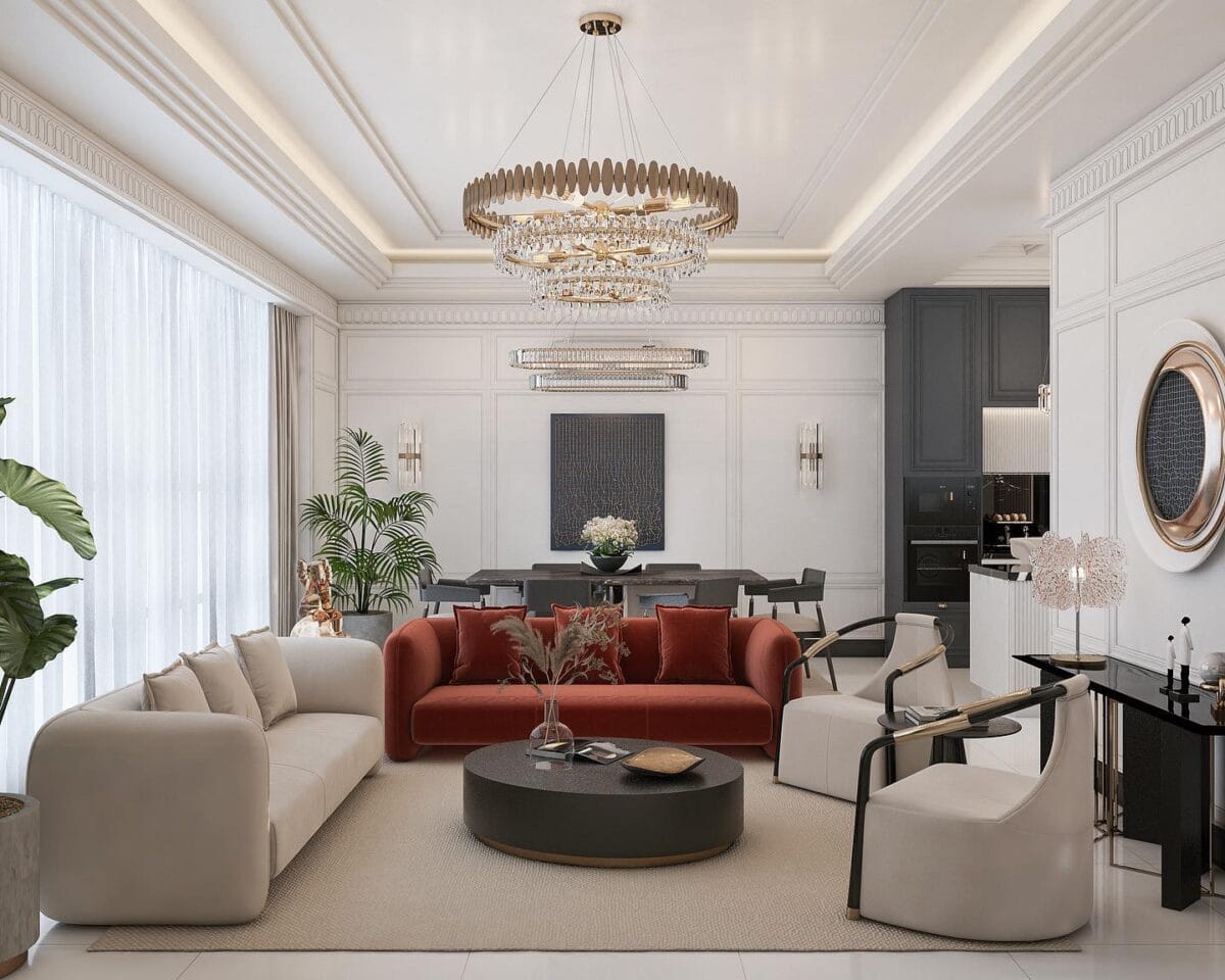 From Past to Present: 17 Modern Neoclassical Living Room Designs – DecoFond