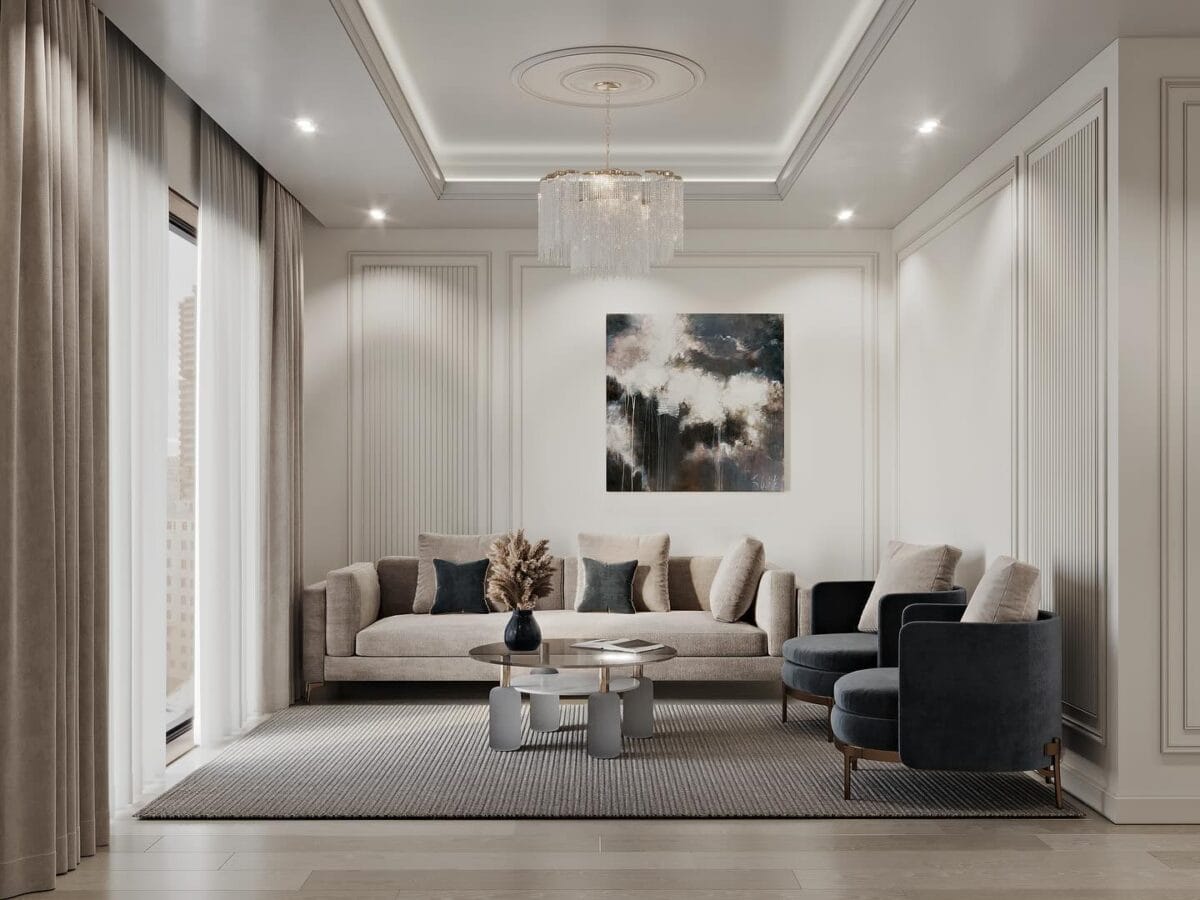 From Past to Present: 17 Modern Neoclassical Living Room Designs – DecoFond