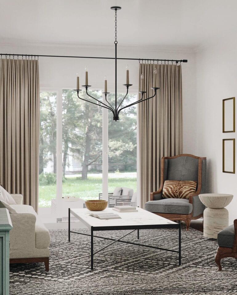 The Best of Both Worlds: 32 Transitional Living Room Ideas – DecoFond