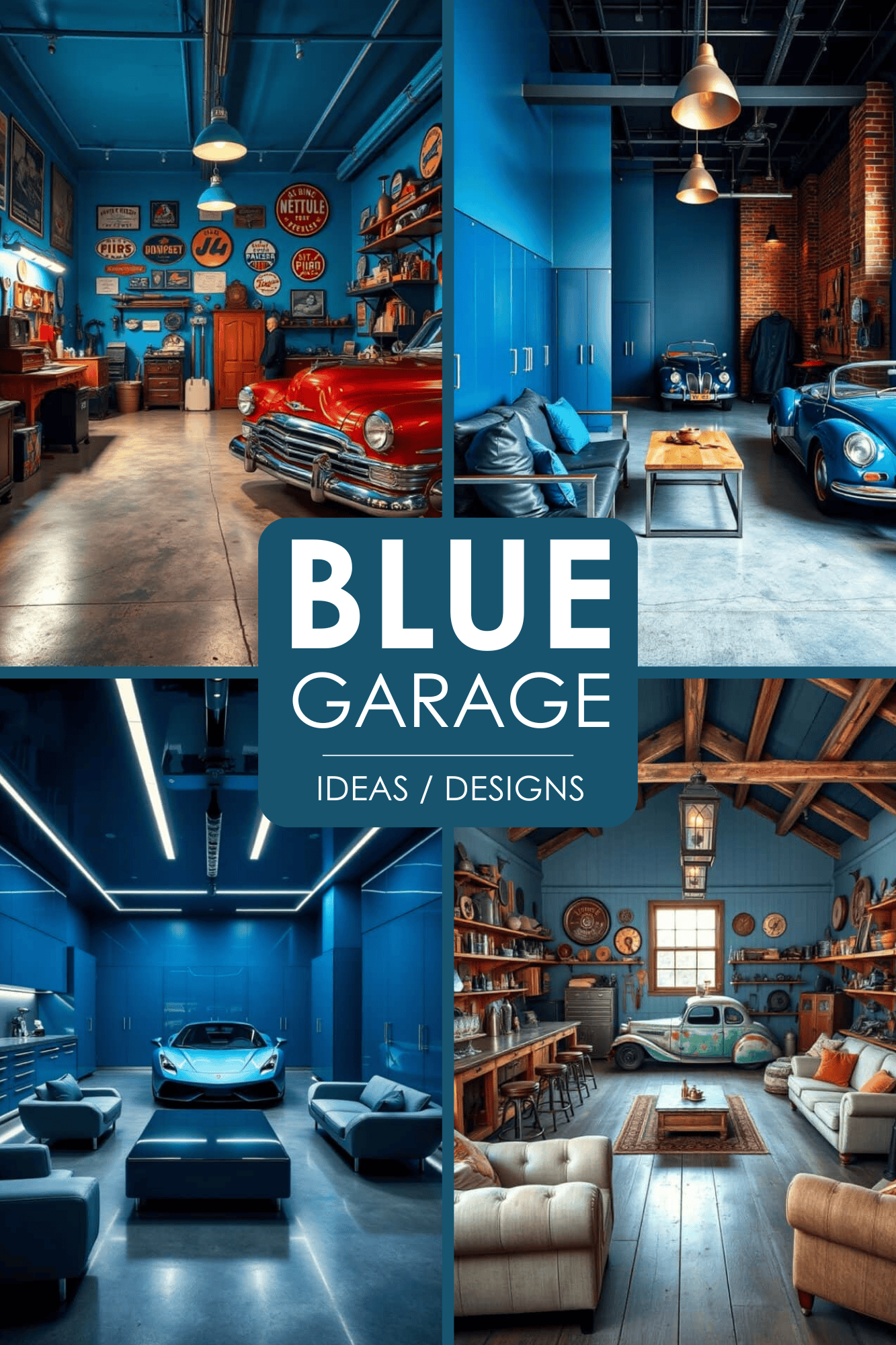 18 Stunning Blue Garage Ideas to Inspire You – DecoFond