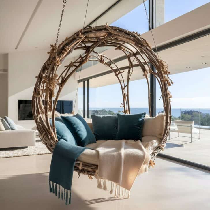 Swing Into Comfort With These Amazing Indoor Swings: 15 Creative Ideas ...